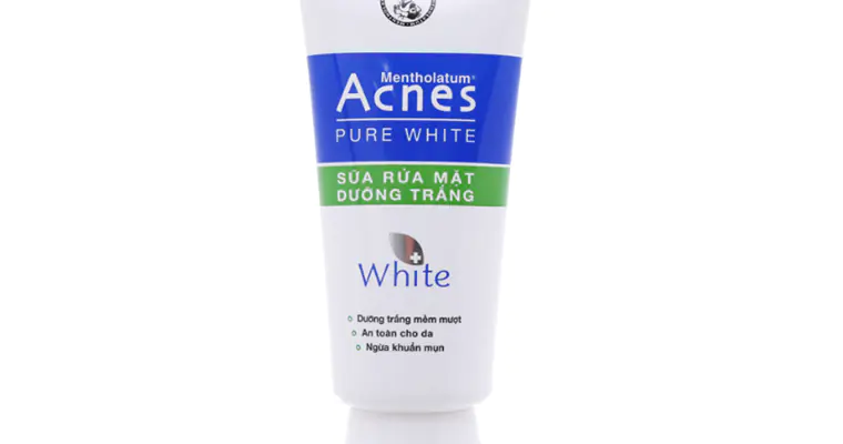 Sữa Rửa Mặt Acnes Pure White 50g Cleanser Dưỡng Trắng Da