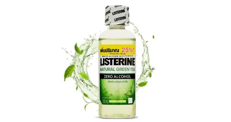 Nước Súc Miệng Listerine Trà Xanh 100ml Không Cay Diệt Khuẩn