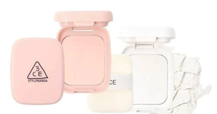 Phấn Phủ 3CE Blur Sebum Powder 7.4g Dạng Nén Kiềm Dầu