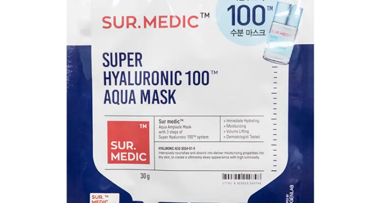 Mặt Nạ Sur.Medic Super Hyaluronic 100™ Aqua Mask 30g Bù Nước
