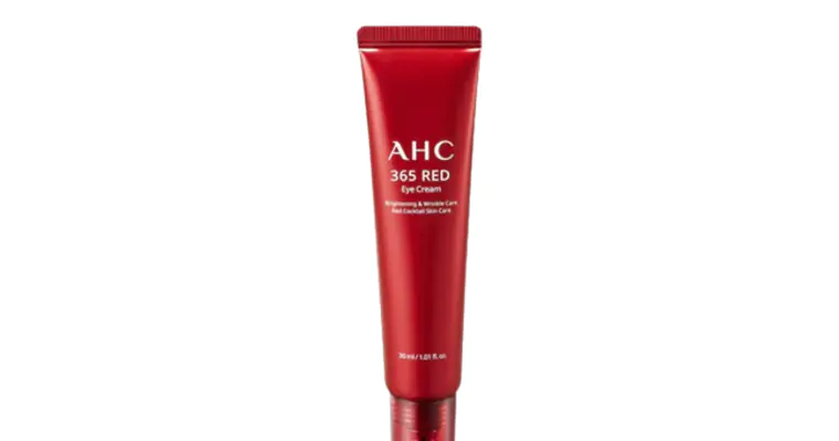 Kem Mắt AHC Màu Đỏ 365 Red Eye Cream 30ml Hoa Dâm Bụt
