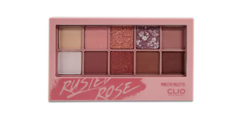 Phấn Mắt Clio Rusted Rose Pro Eye Palette 05 Tone Hồng Khô